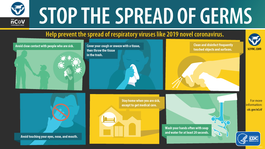 How to Stop the Spread of Germs | SCRMC COVID-19 Update Site